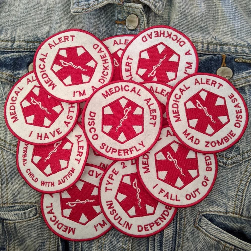 Snarky Medical Alert Patch – The Craft Rebellion